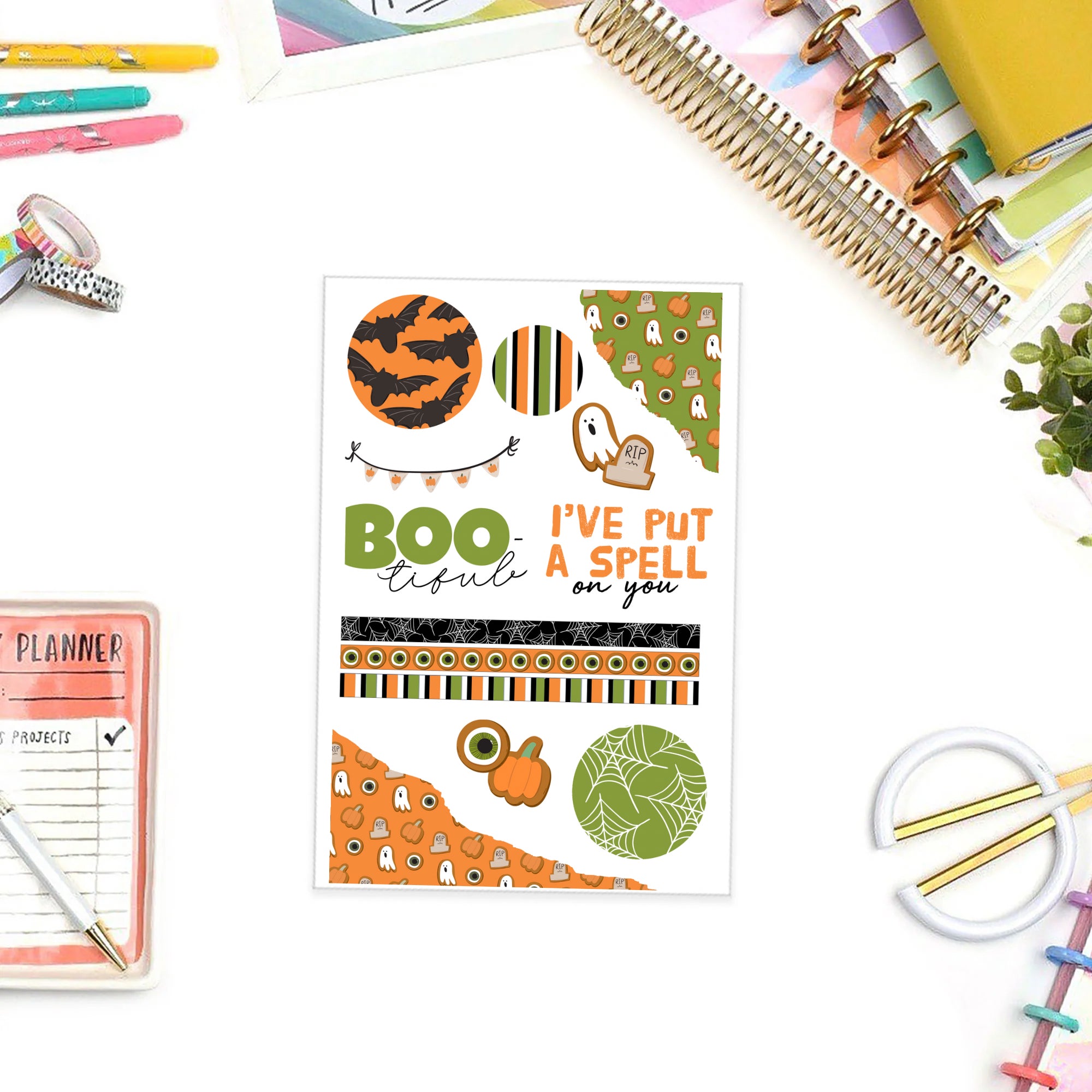 * October Journalling Stickers – Whimsyluxe