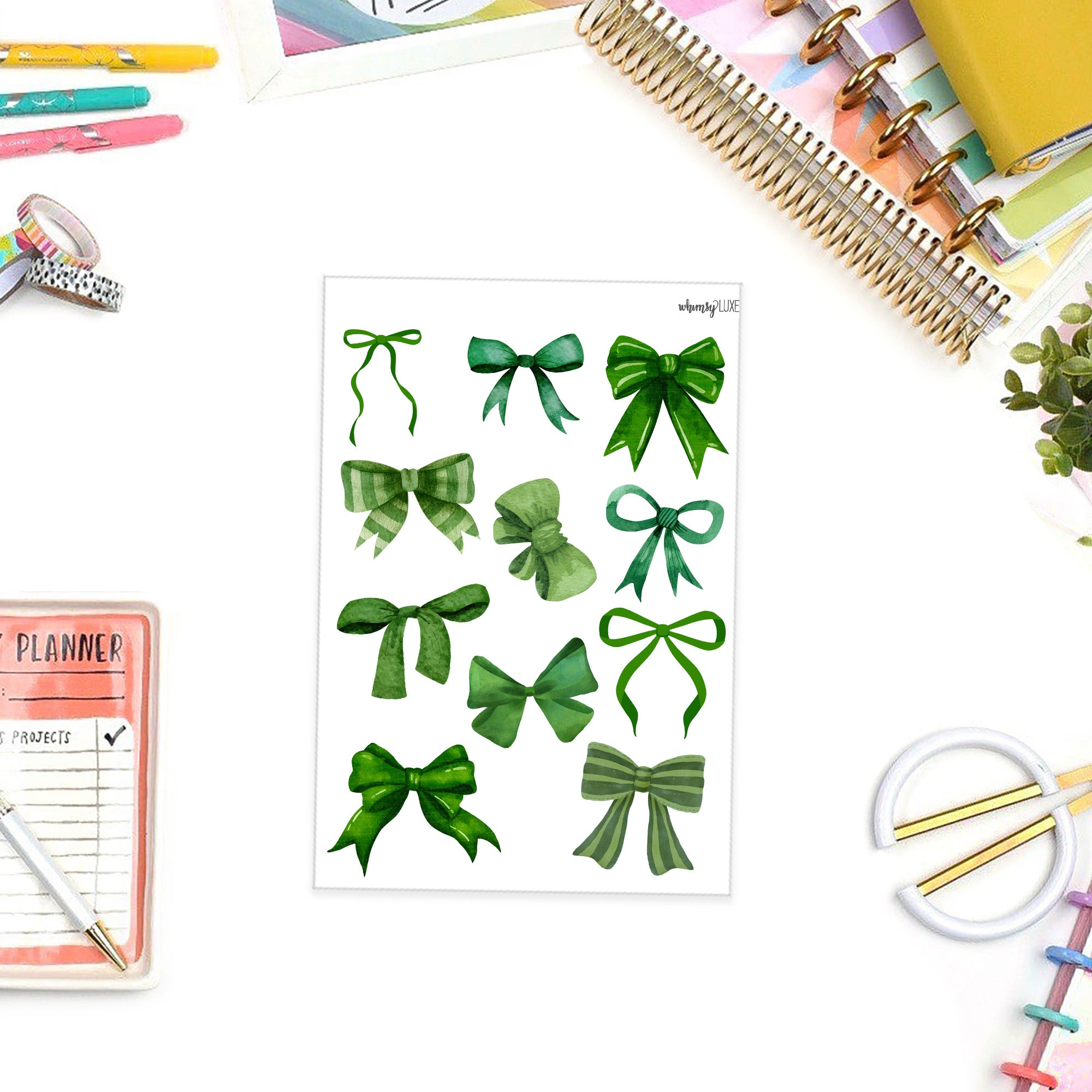 Green Bows – Whimsyluxe