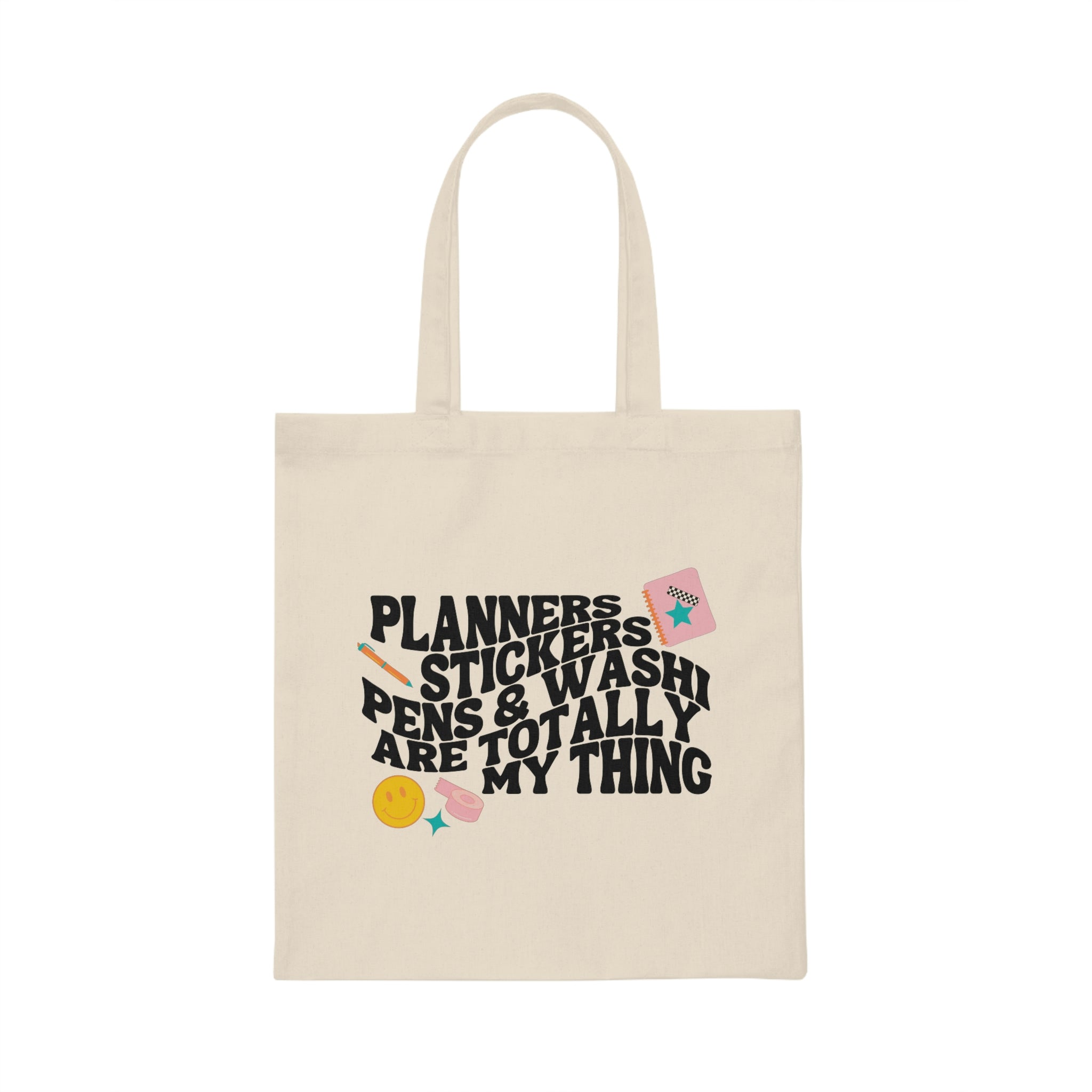 Planner Things Canvas Tote Bag – Whimsyluxe