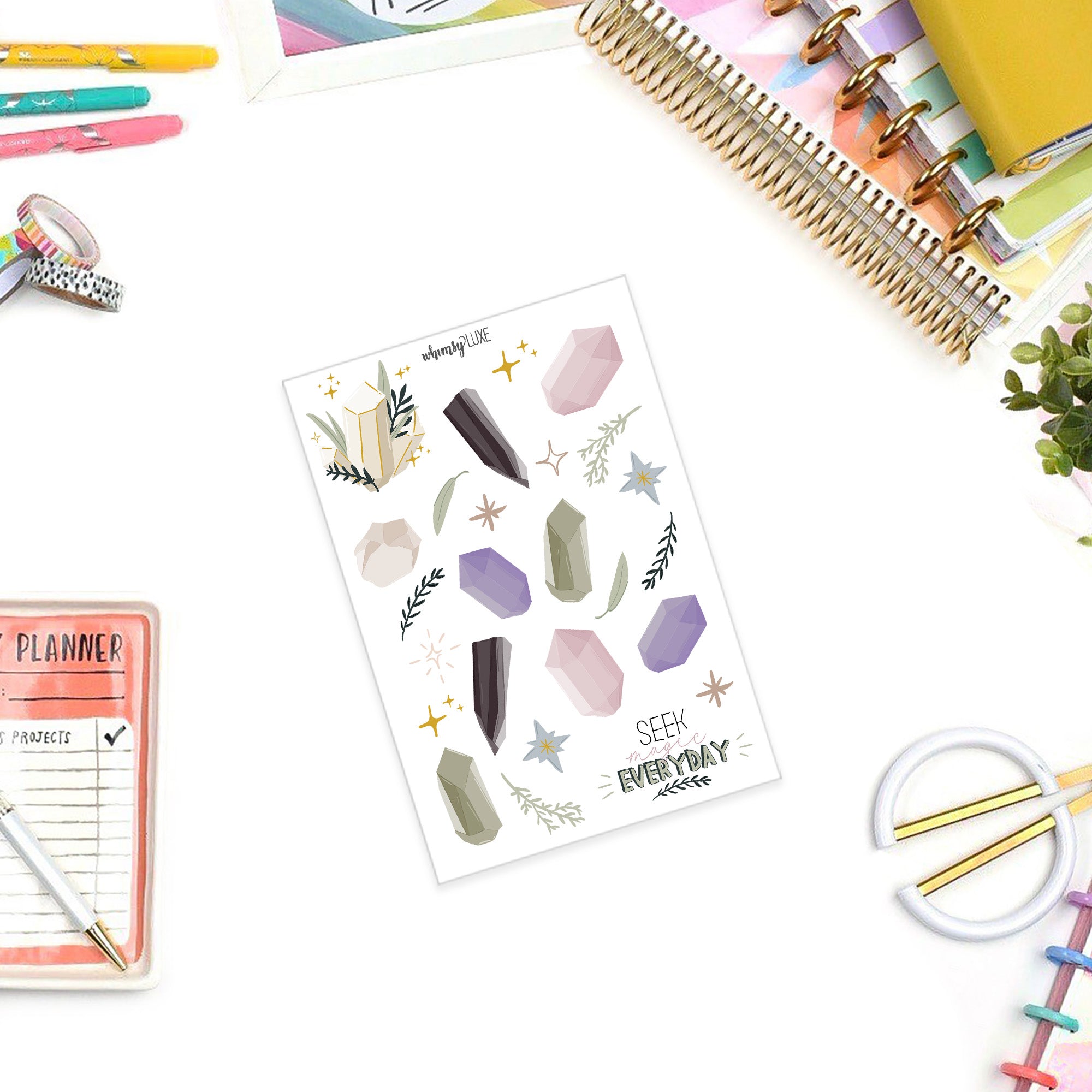 Crystal Magic- Planner Stickers – Whimsyluxe
